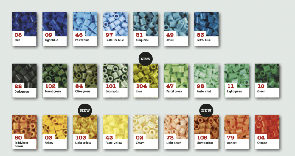 Hama perler farver: Komplet overblik og guide - Undermyroof.dk